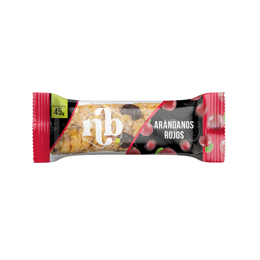 Barra de cereal / Arandanos rojos x16 – Natural Bars